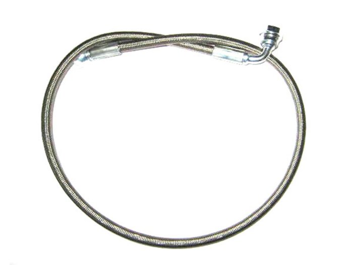 FLEX OIL LINE 1/4IN SUPER TEF HOSE 850MM +FTGS(F8)2020032063 - Nu-Way ...